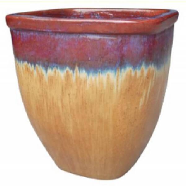 Medium 12.5 in. Dark Red Clay Pot 848505009469 - The Home Depot