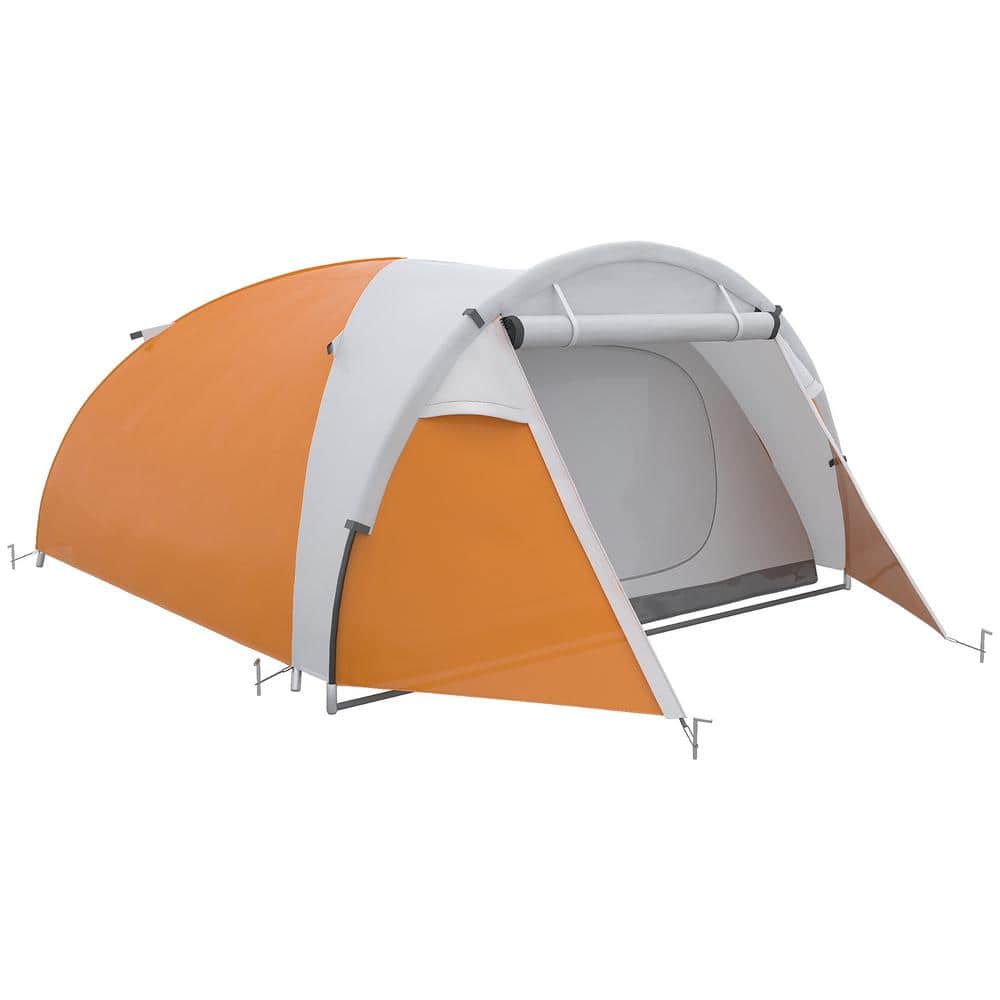 Outsunny 4-Person Waterproof Compact Portable Tent A20-325V00OG - The ...