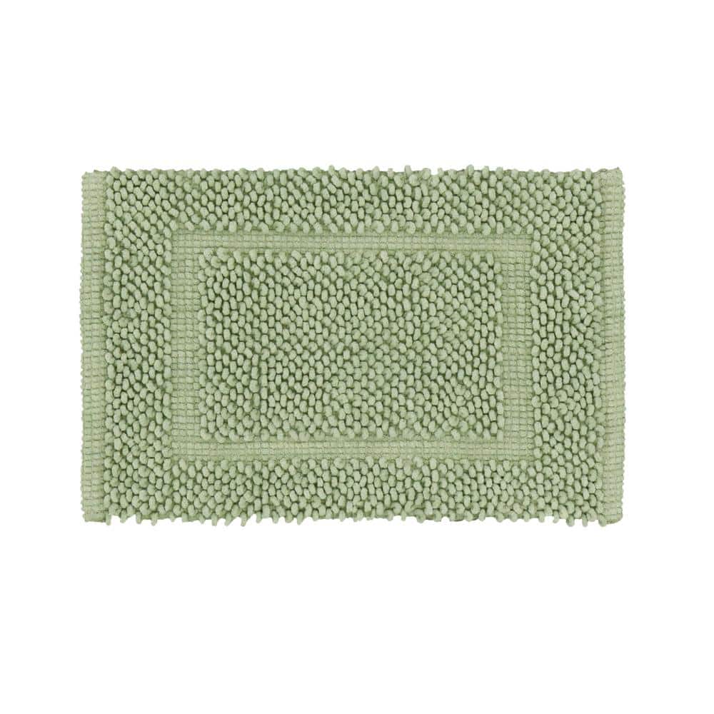 Jean Pierre NEW YORK Sophie Border Sage Green 27 in. x 45 in. Cotton ...