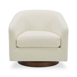 NADAAL STUDIOS Grayson Dark Atlantic Polyester Blend Accent Chair with ...