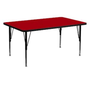 Carnegy Avenue Red Kids Table CGA-YU-20593-RE-HD - The Home Depot