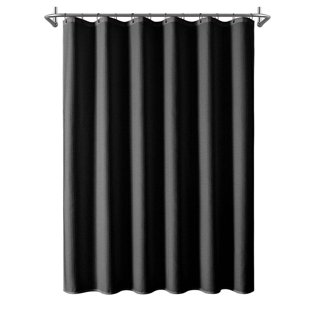 Utopia Alley 1 Pack 120GSM Waffle Weave 71 in. W x 71 in. L Shower ...