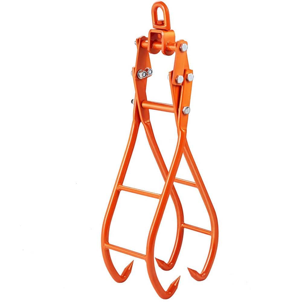 SKYSHALO 36 in. Timber Claw Hook 4-Claw Log Grapple with 3307 lbs ...