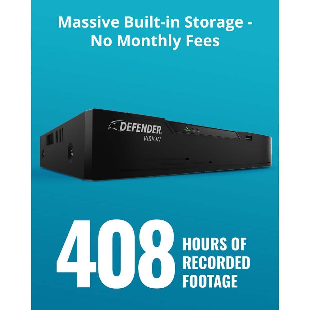 Buy Vision Ultra HD 4K (8MP) 4 Channel 1TB DVR Wired Security Camera ...