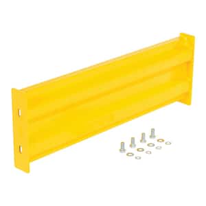 Vestil Guard Rail System Yellow Plastic End Cap GR-H2R-CAP - The Home Depot