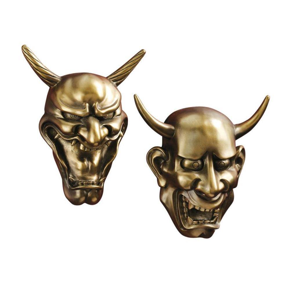 Design Toscano Hannya Demon Mask Novelty Wall Sculptures CL96298 - The ...