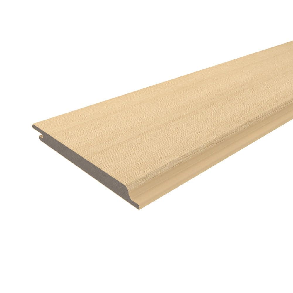NewTechWood All Weather Siding Pro 5.59 in. x 12 in. Straight Grain ...