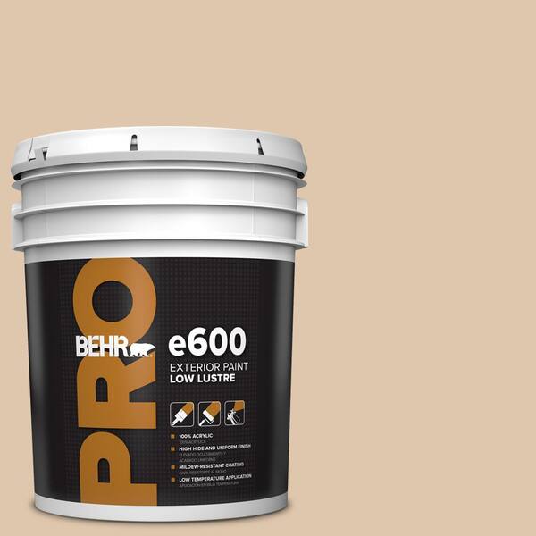 BEHR PRO 5 gal. #N260-2 Almond Latte Low Luster Exterior Paint PR62005 ...