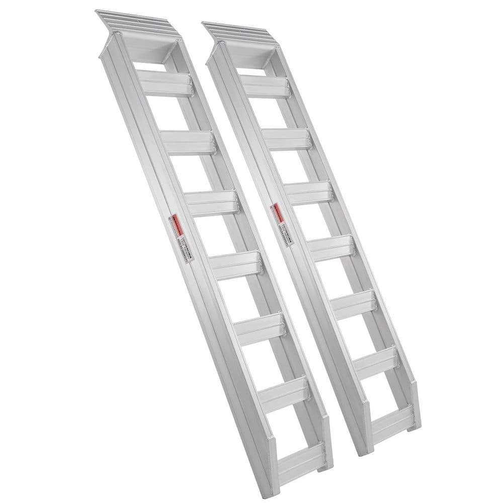 SKYSHALO Aluminum Ramps 6800 lbs. Heavy-duty RampsTop Hook Attaching ...