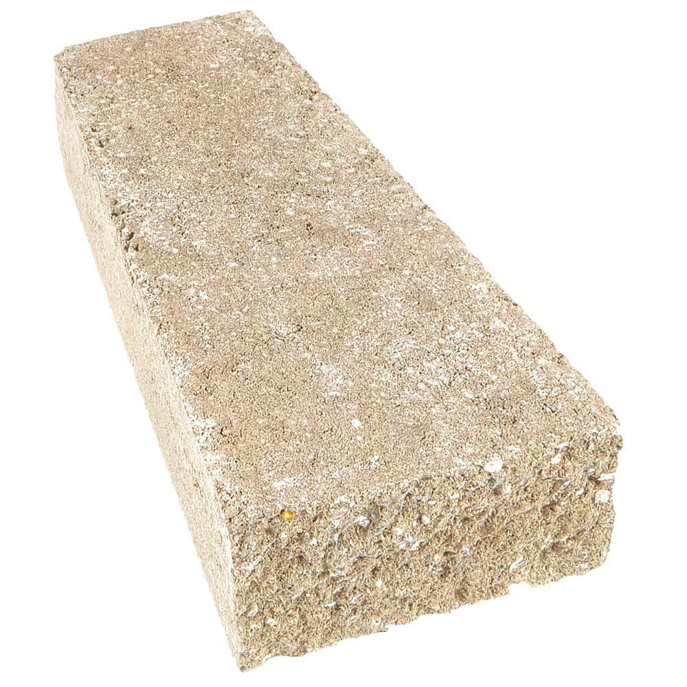 Pavestone RockWall 2 in. x 4.25 in. x 9 in. Limestone Concrete Wall Cap ...