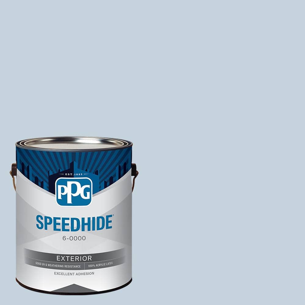 Reviews for SPEEDHIDE 1 gal. PPG1159-2 Calm Sea Semi-Gloss Exterior ...