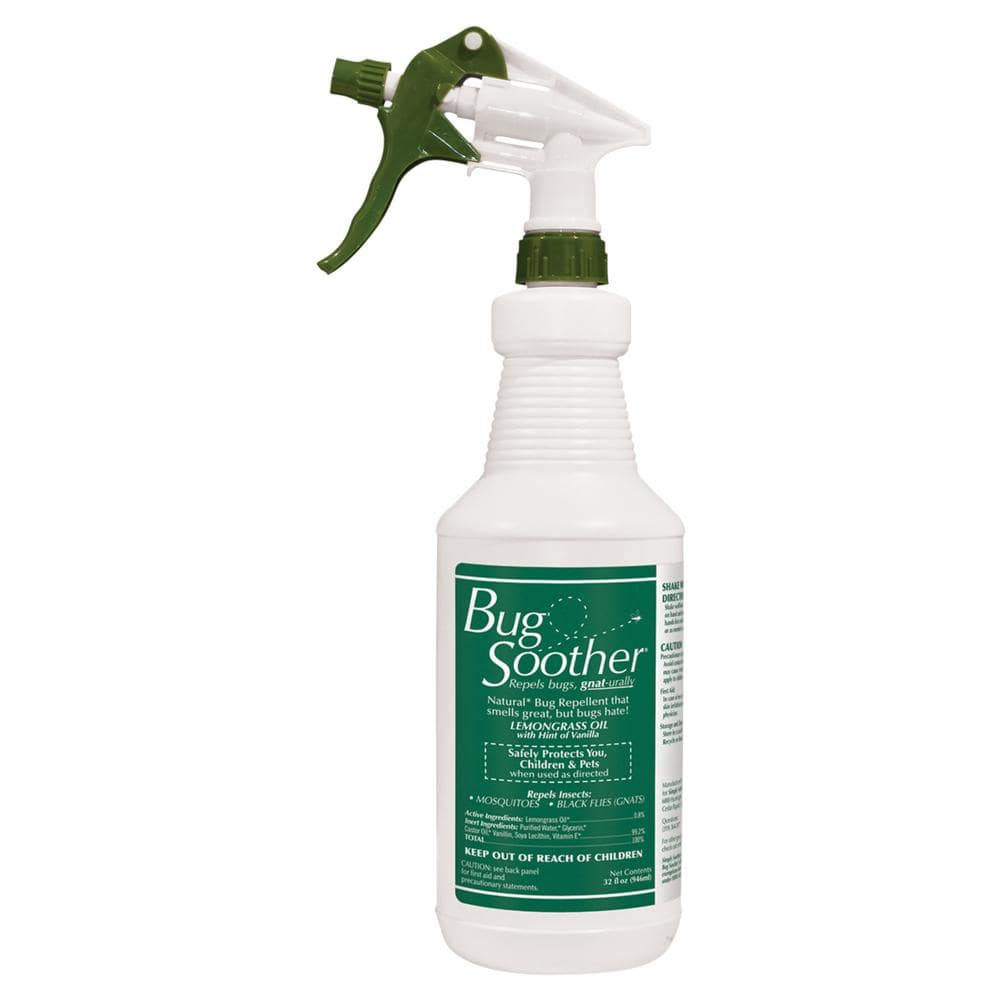 Bug Soother 32 oz. Spray Bug Repellent (4-Count Case) Bug Soother A152C ...