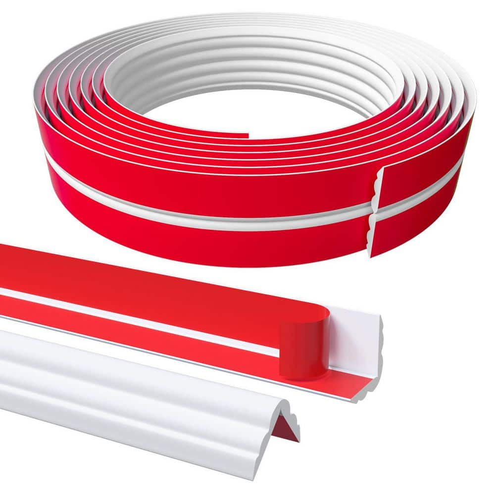 NVNOO 1.6 in. x 10.5 ft. Composite Self Adhesive Drywall Corner ...