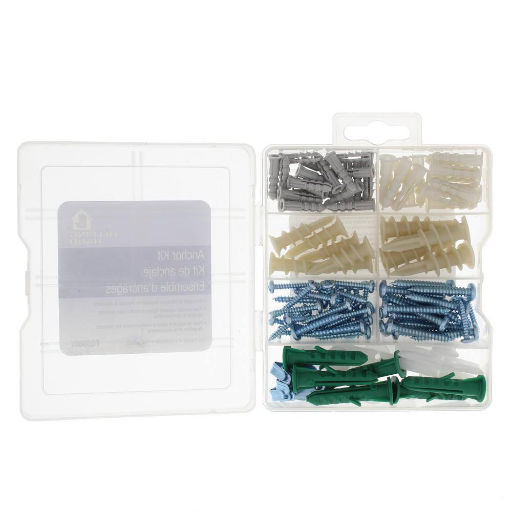 Helping Hand 112-Piece Assorted Anchor Kit FQ50801 - The Home Depot