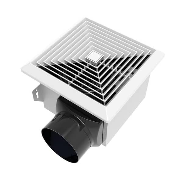 Commercial Electric 80 CFM 1.5 Sone Bathroom Exhaust Fan with Humidity ...