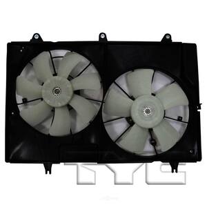 TYC Dual Radiator and Condenser Fan Assembly 2012-2017 Ford Focus 2.0L ...