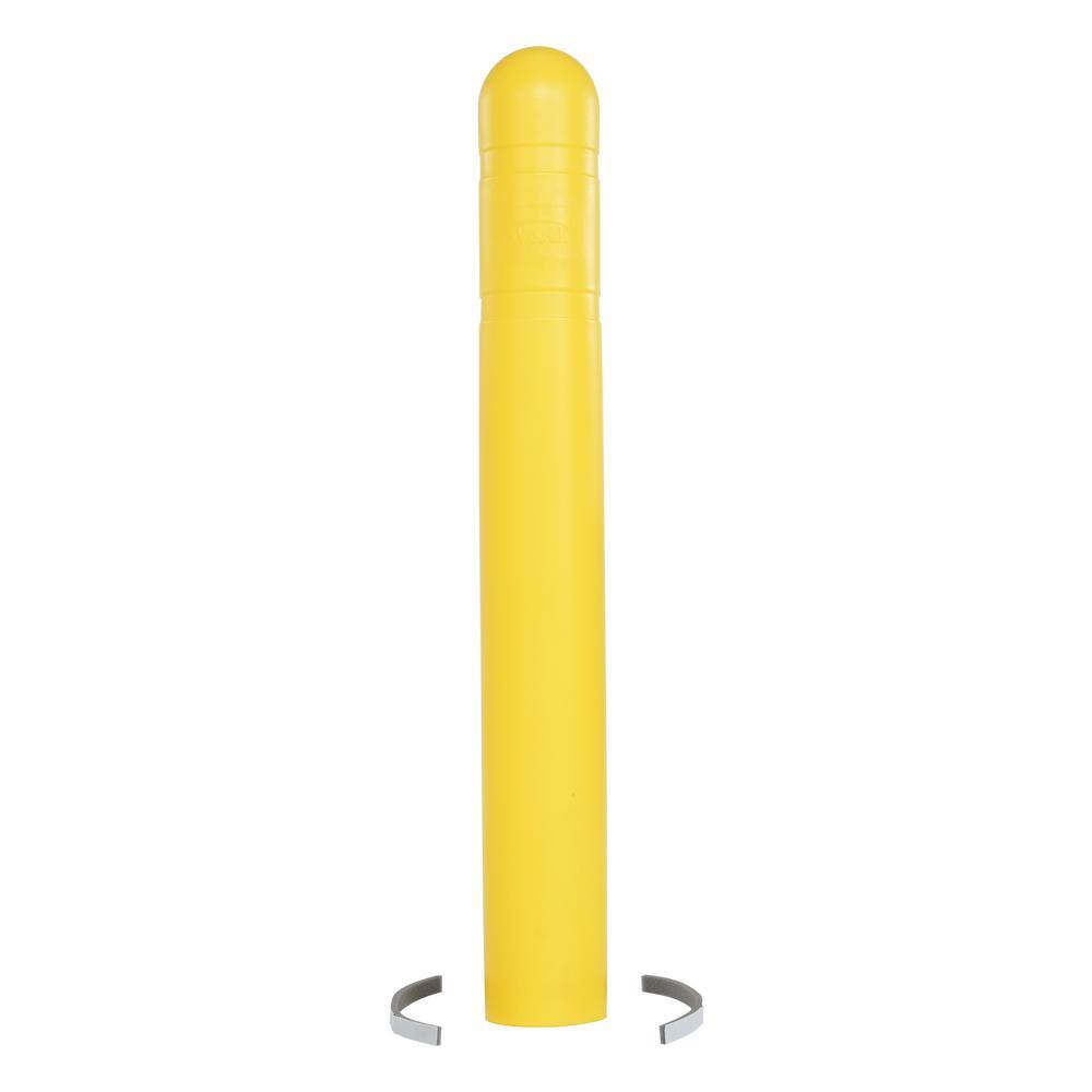 Vestil 36 in. X 5.06 in. Plastic Post Cover For Safety Bollard BPC-36-4 ...