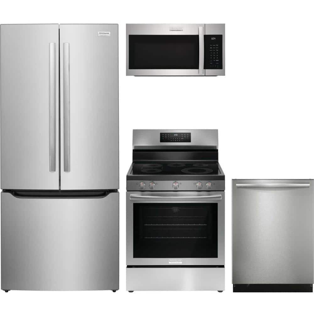 Frigidaire Gallery 20 cu. ft. Standard Depth Refrigerator with 5 Burner ...