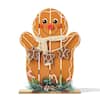 Glitzhome 24 in. H Wood Christmas Gingerbread Man Porch Decor ...