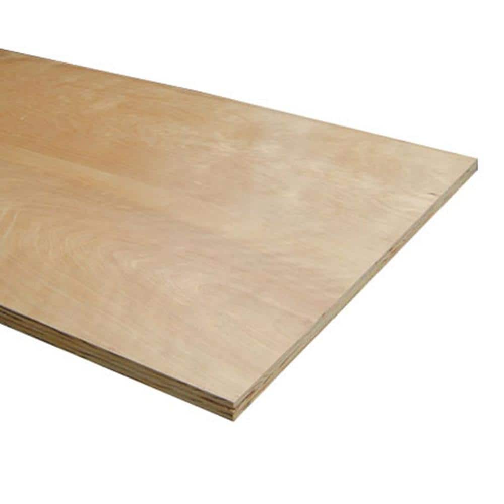 3/4 in. x 2 ft. x 4 ft. B2 Birch Plywood Project Panel 204506 - The ...