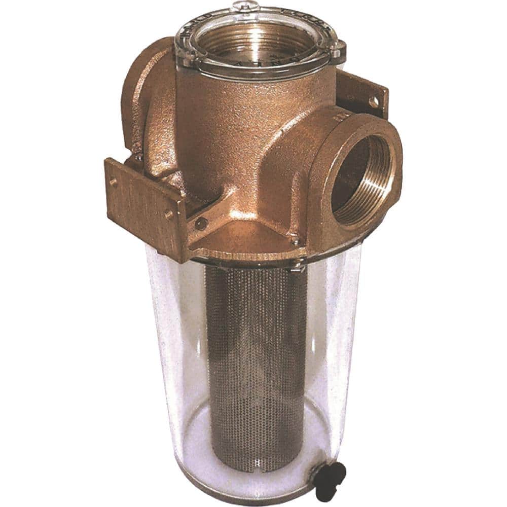 Groco Bronze Strainer With #304 Stainless Steel Basket, Ports: 3/4 in ...