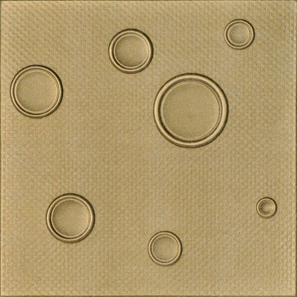 Reviews for A La Maison Ceilings Bruno Light Brass 1.6 ft. x 1.6 ft ...