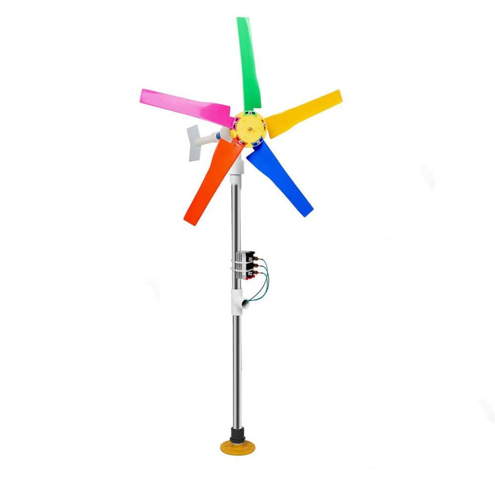 Yichuhaoxi 35 ft. Wind Turbine with Generator Kit Light Strip Light Up ...