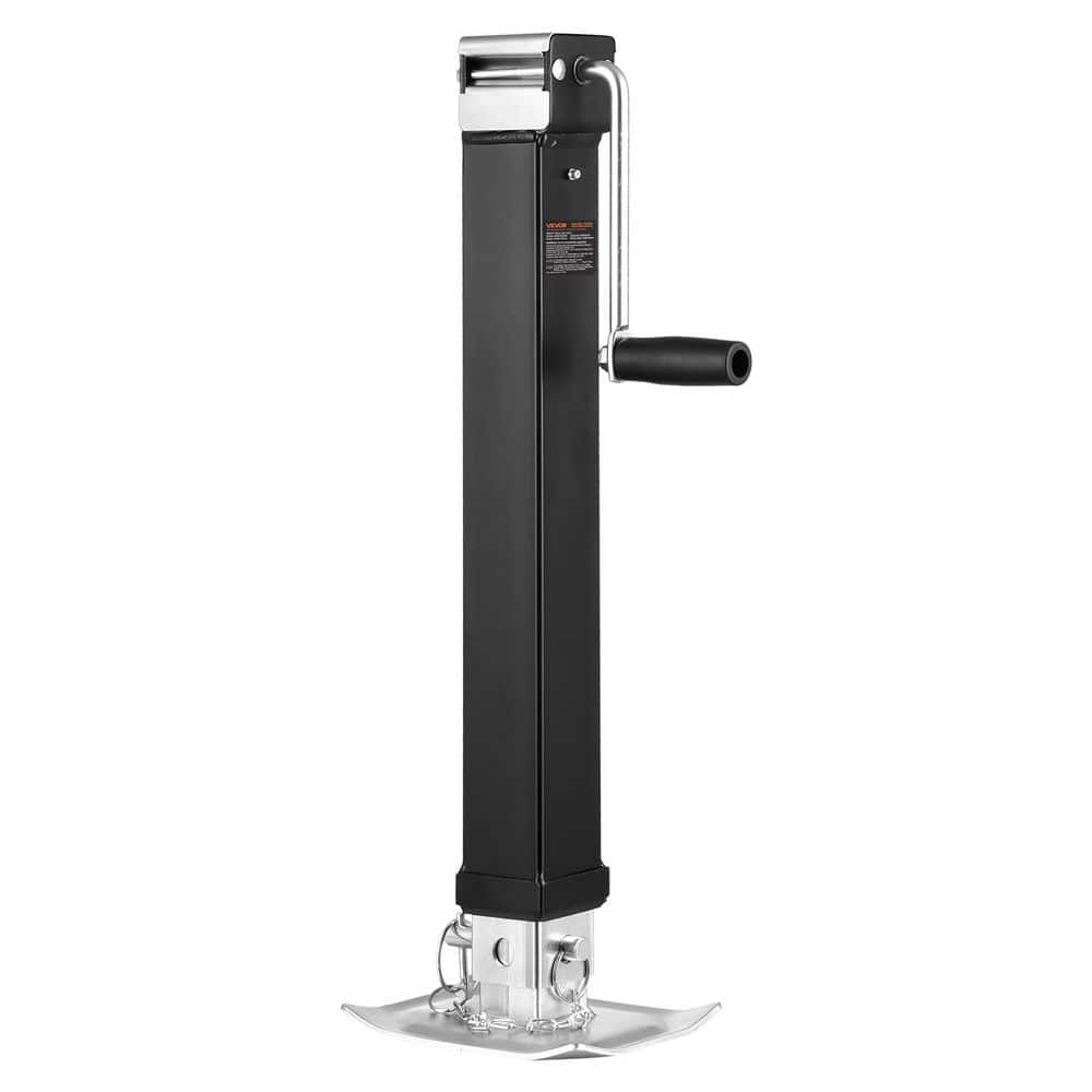 VEVOR Trailer Jack, 8000 lbs. Load, Weld-on Swivel Jack with Handle, 15 ...