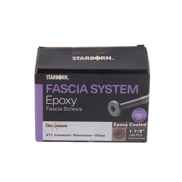 Deckorators #10 1-7/8 in. Chocolate Brown #71 Epoxy Coated Fascia ...