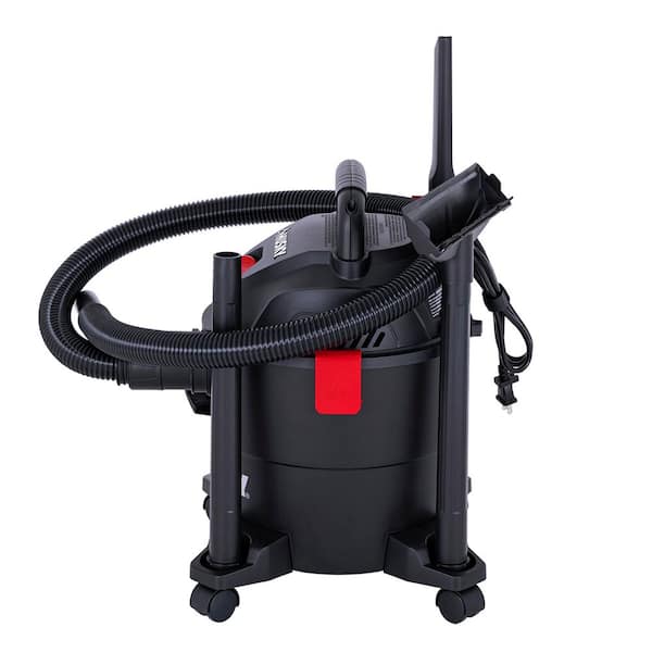 Husky 4 Gallon 3.0 Peak HP Wet Dry Vac Shop Vacuum with Locking Hose ...