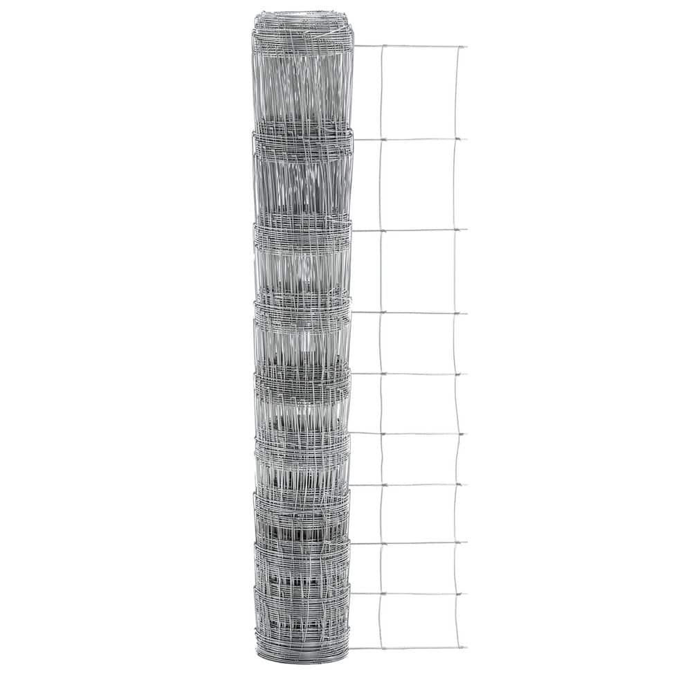 1968 in. W x 48 in. H Silver Steel Hot-Dipped Galvanized Twisted Weave ...