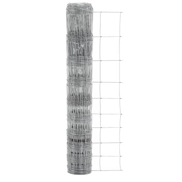 1968 in. W x 48 in. H Silver Steel Hot-Dipped Galvanized Twisted Weave ...