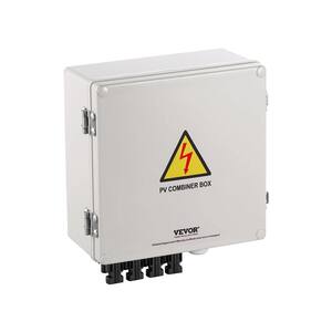 Lukyamzn 4 String 15 Amp Solar PV Combiner Box Steel Case wih IP65 ...
