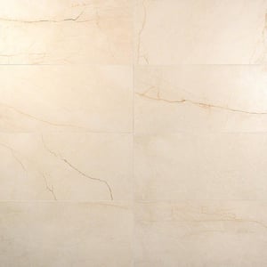Ivy Hill Tile Marmo Beige 4 in. x 0.39 in. Polished Marble Look ...