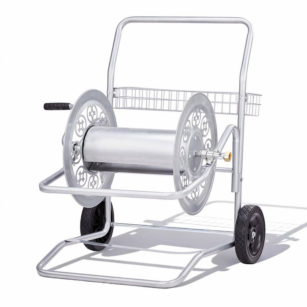 Karl home Heavy Duty 200 ft. Garden Water Hose Carts Mobile Tools ...