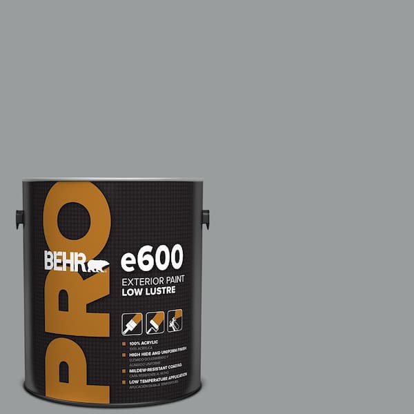 BEHR PRO 1 gal. #N500-4 Pencil Sketch Low Luster Exterior Paint PR62001 ...