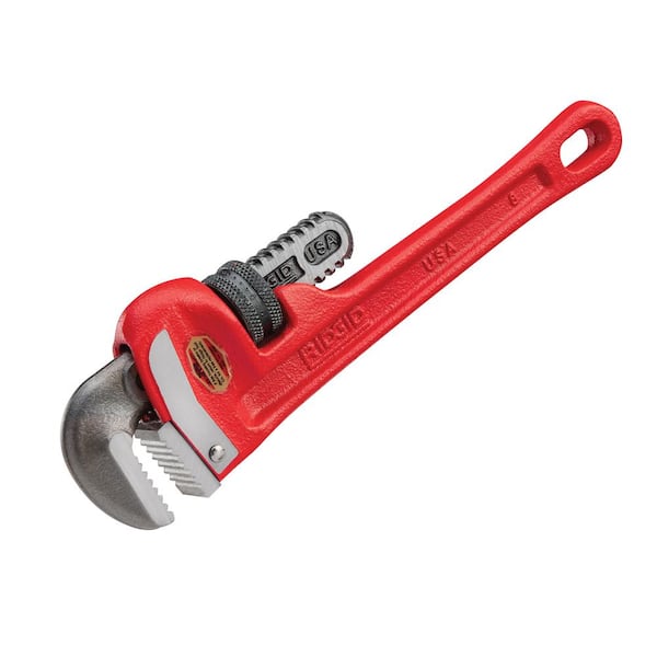 Reviews for RIDGID 8 in. Straight Pipe Wrench for Heavy-Duty Plumbing ...