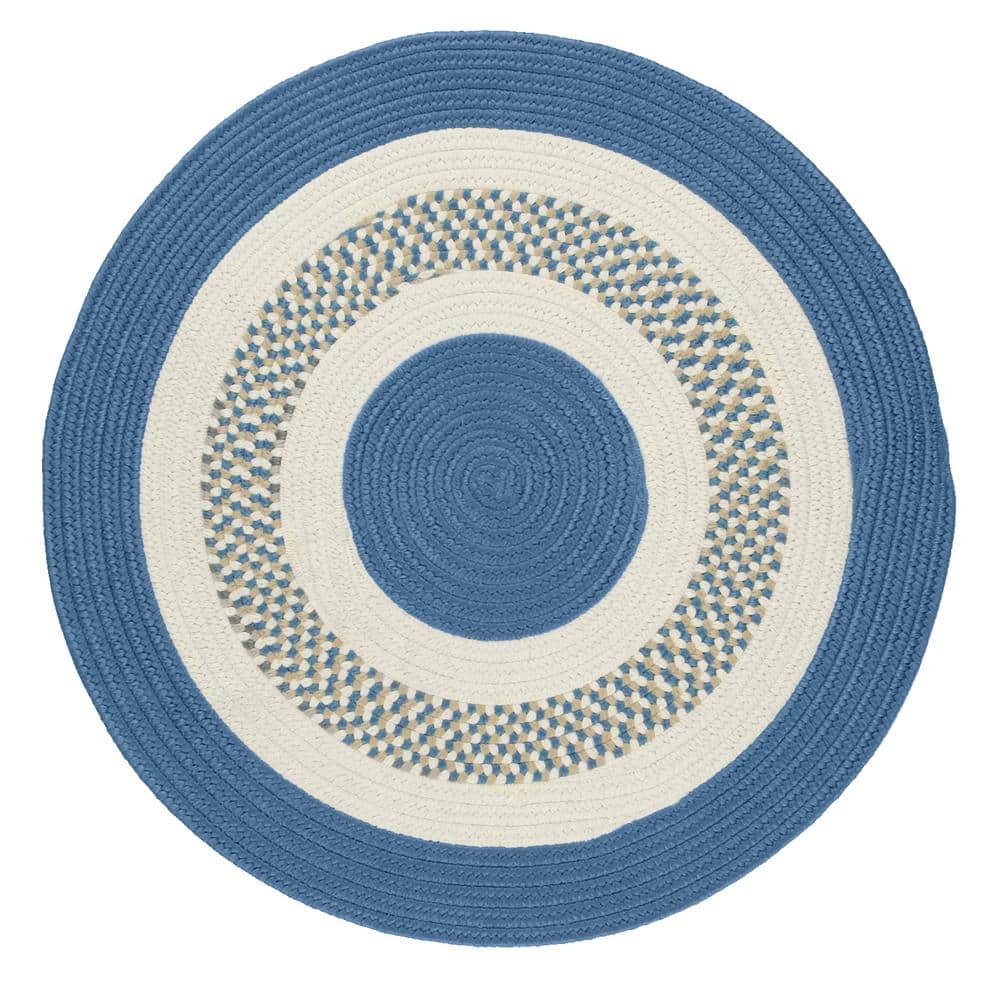 Home Decorators Collection Spiral II Blue Ice 10 ft. x 10 ft. Indoor ...