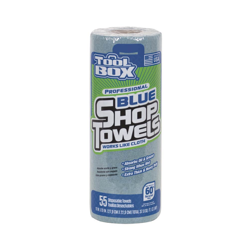 TOOLBOX Professional Blue Single Roll (55ct; 11 in. x 9 in. Sheet Size ...