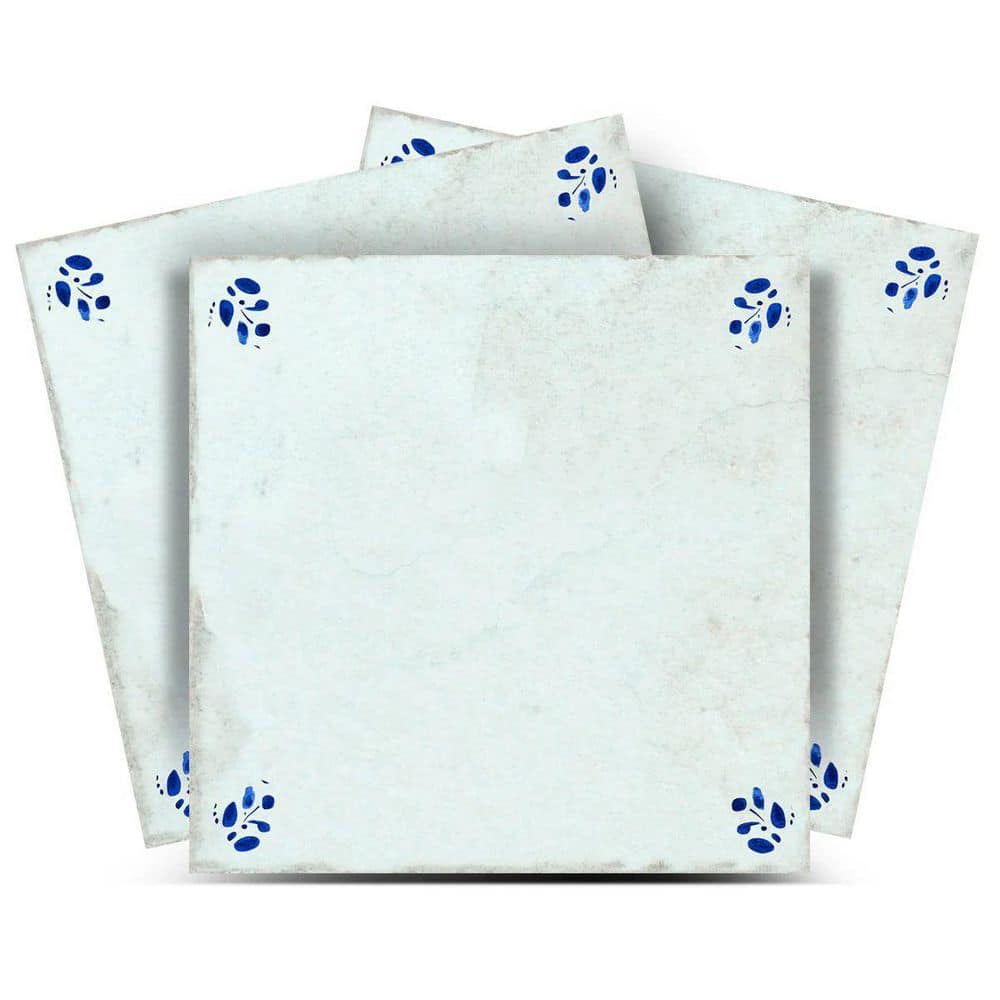 MI ALMA Blue D39 7 in. x 7 in. Vinyl Peel and Stick Tile (24 Tiles, 8. ...