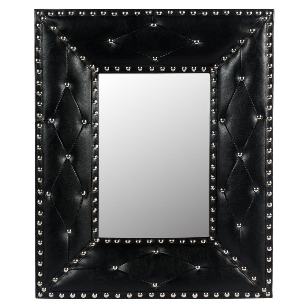 21 in. W x 26 in. H Rectangular PU Covered MDF Framed Wall Bathroom ...