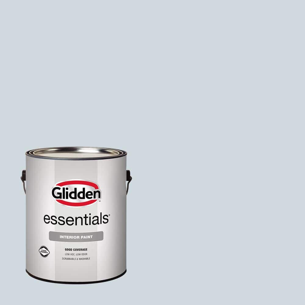 Glidden Essentials 1 gal. PPG1040-1 Zen Eggshell Interior Paint PPG1040 ...