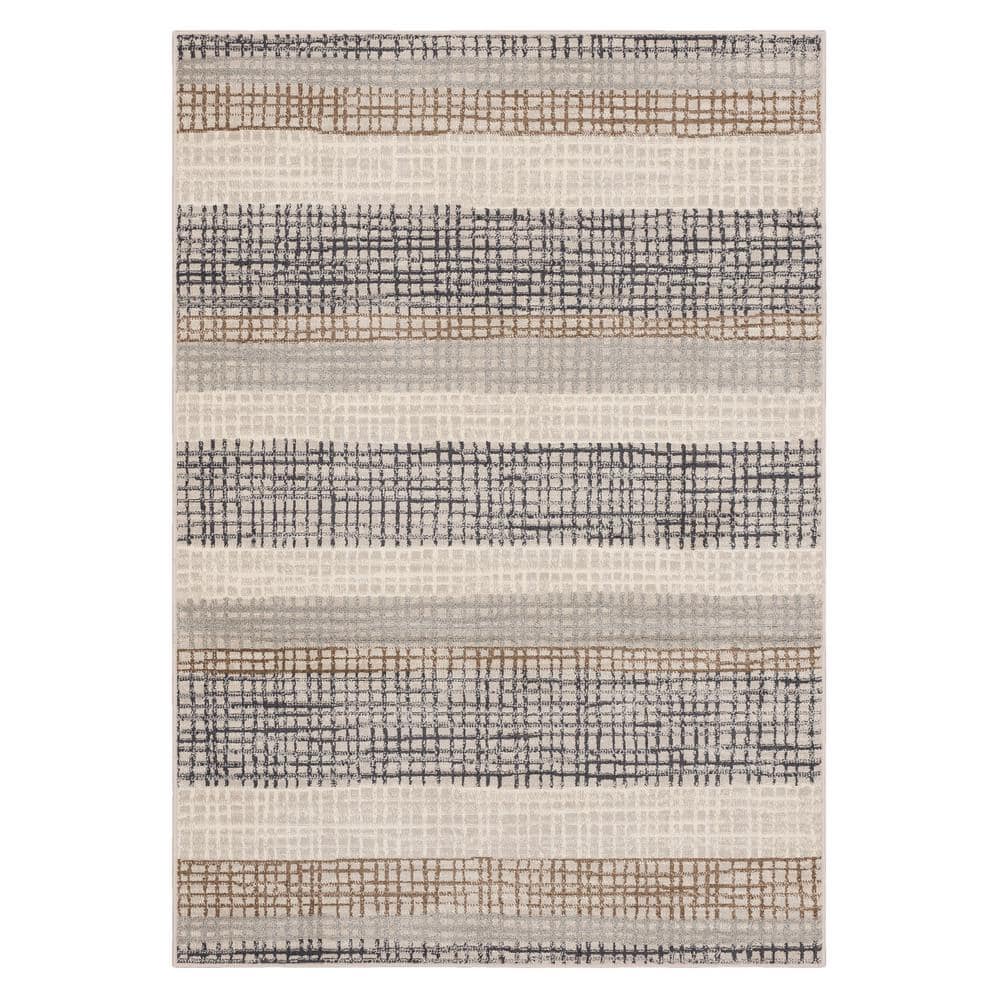 Mohawk Home Reed Multi 8 ft. x 10 ft.Modern Contemporary Geometric ...
