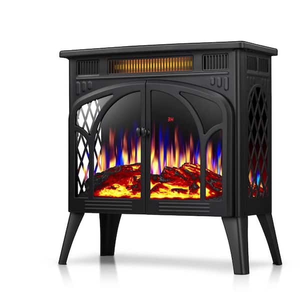 300 sq. ft. Electric Stove in Black with Remote Control MYSL120 - The ...