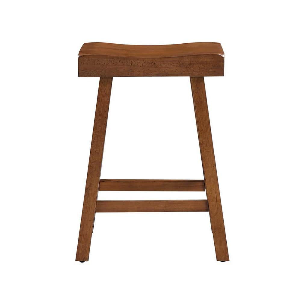Home 2 Office Jackson 24 in. Oak Backless Wood Bar Stool HO-W13-01018 ...