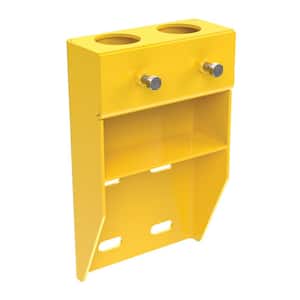 Vestil 5x2.5x6.5 in. Wall Mount Socket Safety Railing Pipe Option VDKR ...