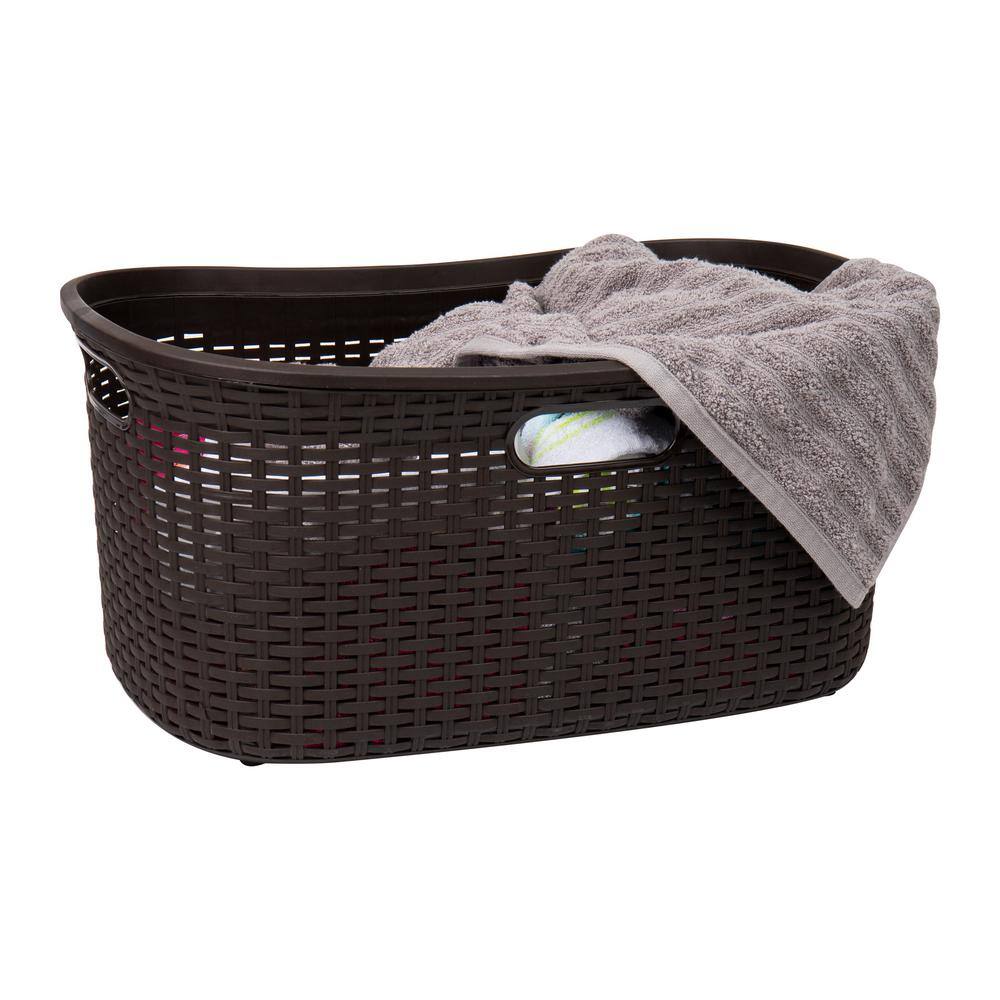 Mind Reader Brown 11 in. H x 14.5 in. W x 23 in. L Plastic 40 L Slim ...