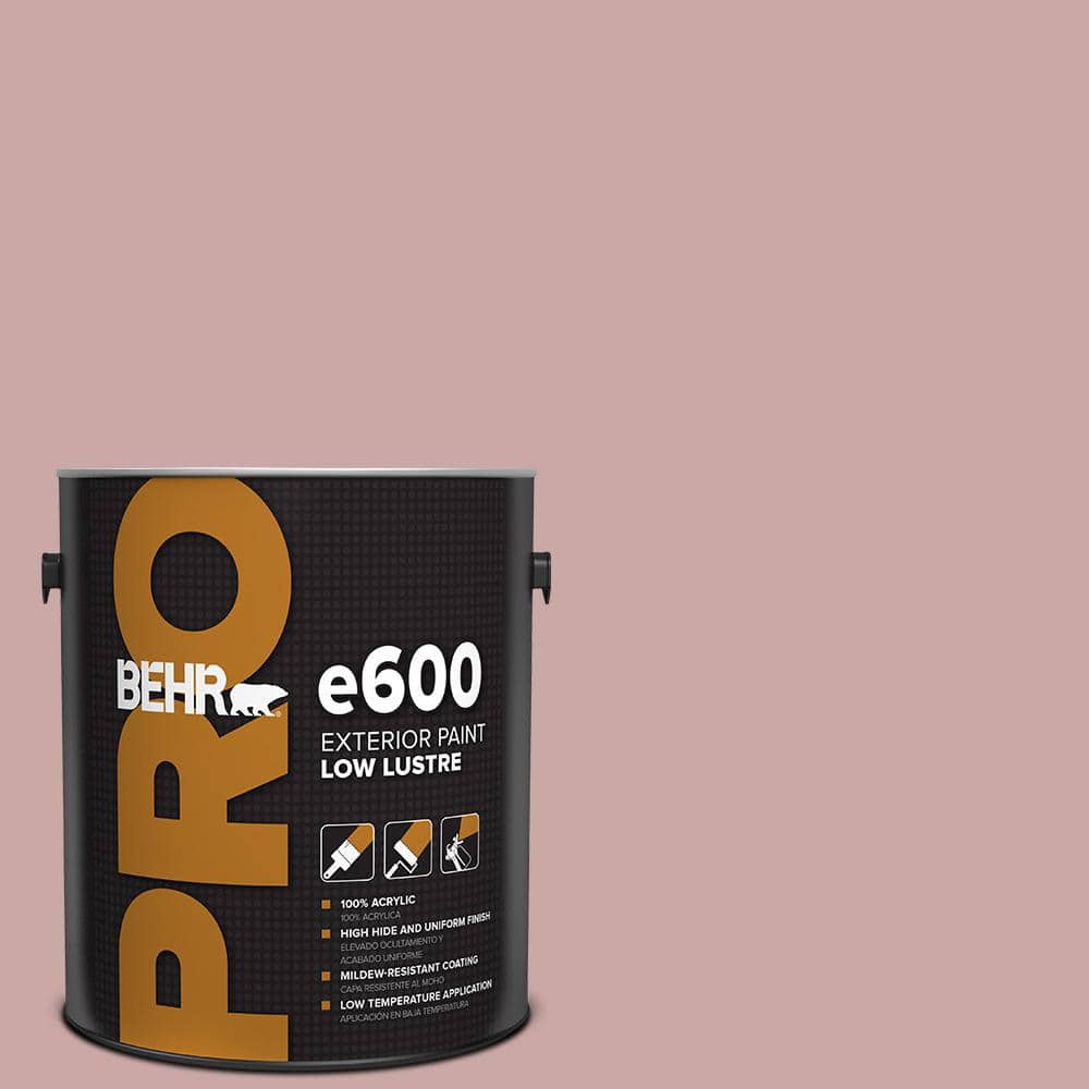 BEHR PRO 1 gal. #140E-3 Rose Bisque Low Luster Exterior Paint PR62001 ...