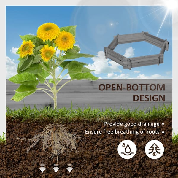 Hexagon Raised Bed Garden Layouts