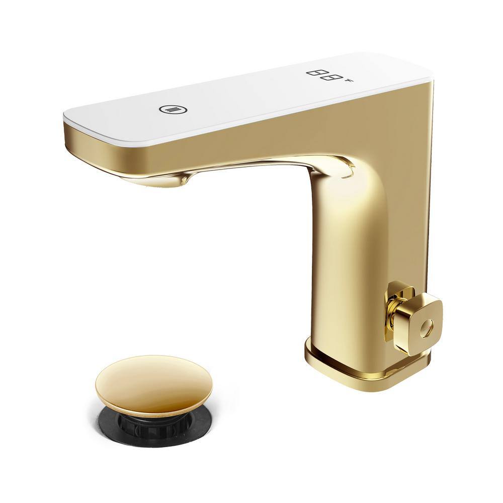 FLOW Grove Touch and Motion Activated Single-Handle Bathroom Faucet in ...